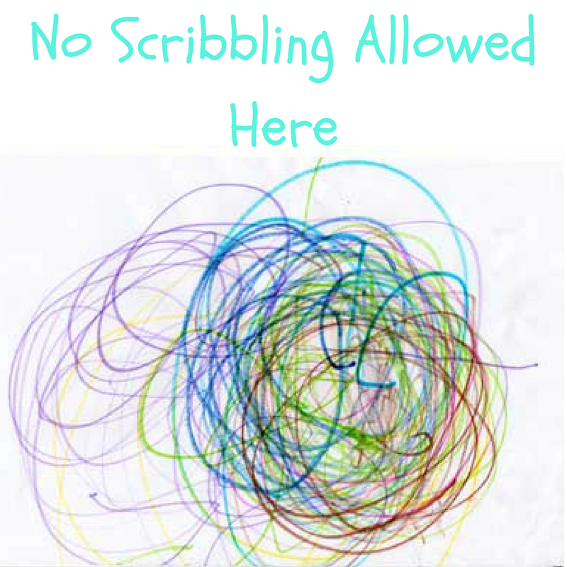 Scribbling is Not Allowed Here
